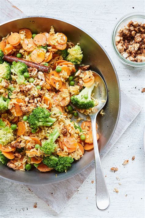 Brokkoli kartoffel pfanne mit pilzen und käse vegetarisches rezept