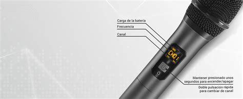 TONOR Micrófono Inalámbrico Dual Sistema de Micrófono Inalámbrico de