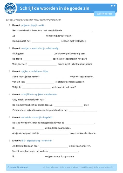 Werkbladen Weetwoorden Schrijf Je Ei Of Ij