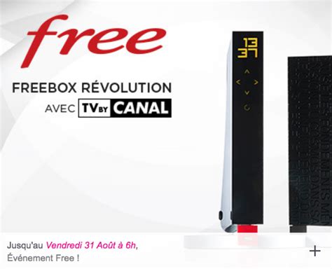 L offre Freebox Révolution avec TV by Canal à 9 99 mois sur Vente