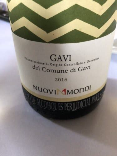 2018 Nuovimondi Del Comune Di Gavi Vivino US