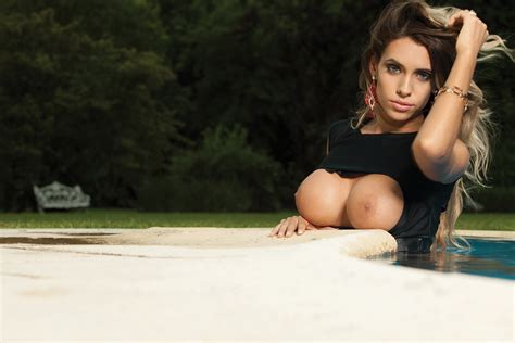 Leonela Ahumada Hot Topless Brazilian Beauty Showing Her Amazing Rack