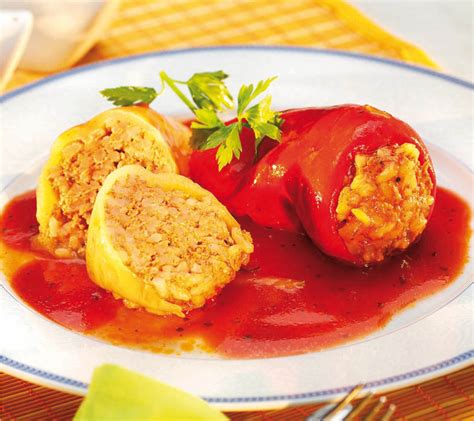 Töltött paprika háziasan recept magyaros étel magyar konyha