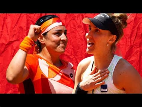 Beatriz Haddad Maia Vs Ons Jabeur Roland Garros Quarter Final