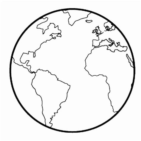 Globo Terr Queo Mundo Para Colorear La Tierra Dibujo Dibujo De Mundo