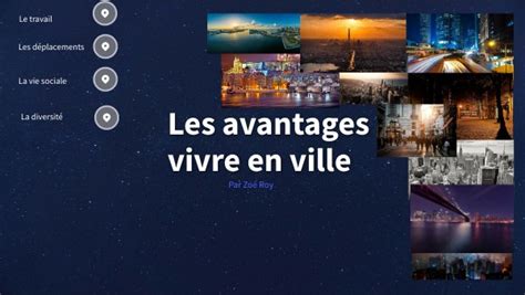 Les Avantage A Vivre En Villes