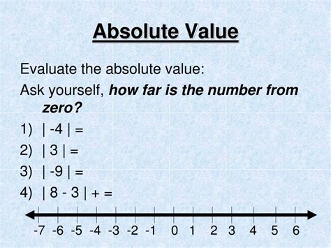 ppt integers absolute value comparing and ordering powerpoint presentation id 9679464