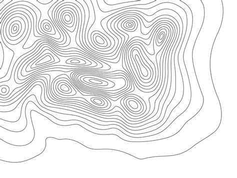 Topography Map Cartography Mountains Contour Lines Elevation Maps And