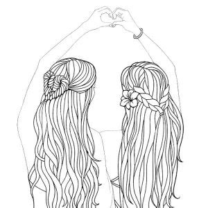 Desenhos Para Colorir De Bff Desenhos Para Colorir Bff Kawaii The
