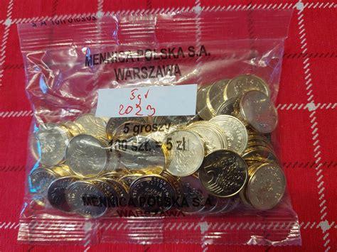 5 Gr Groszy 2023 Woreczki Mennicze Z Parciaka 13199613483 Allegro Pl