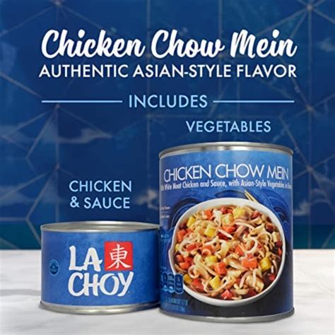 La Choy Chicken Chow Mein And Vegetables In Sauce Oz Pack Of