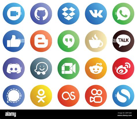 20 Iconos De Redes Sociales Para Su Marketing Como Mensaje Blog E