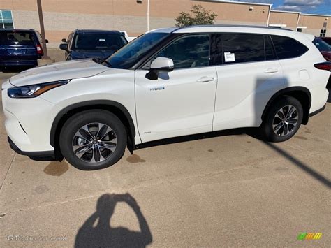2020 Blizzard White Pearl Toyota Highlander Hybrid XLE AWD 139615203