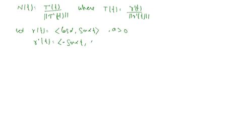 ⏩solved given a twice differentiable vector valued function 𝐫 t … numerade