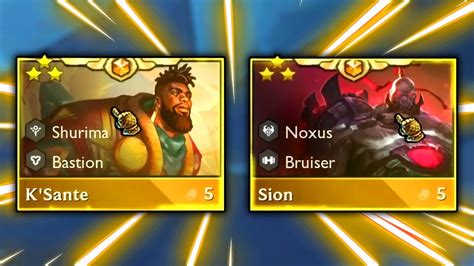 Sion And K Sante Star V The Dream Team Actually Happened Tft Set