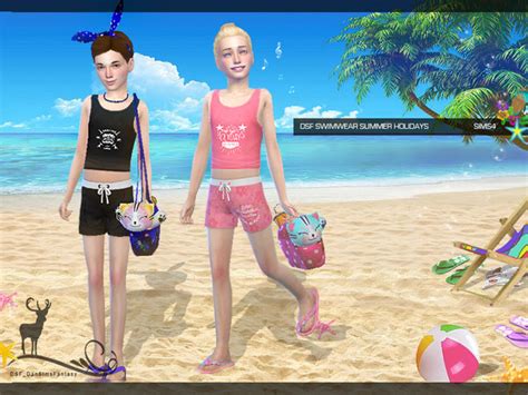 The Sims Resource DSF SWIMWEAR SUMMER HOLIDAYS