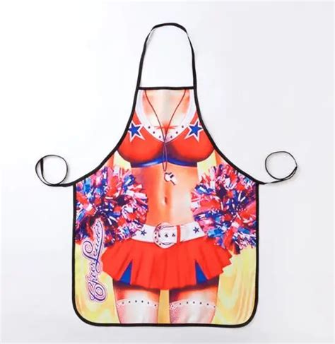 Freeshipping Cooking Apron Funny Novelty BBQ Party Apron Women Sexy
