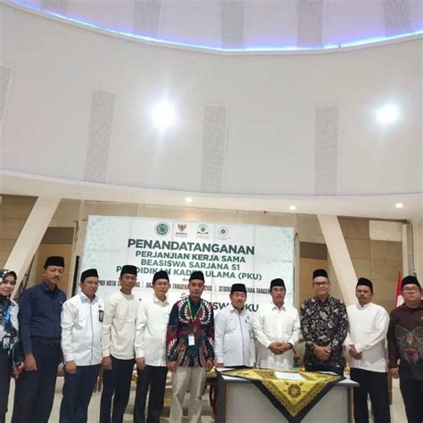 Siapkan Kader Ulama Baznas Dan MUI Kota Tangerang Tandatangani