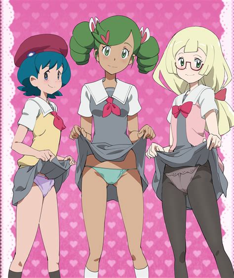 Lillie Lana And Mallow Pokemon And More Drawn By Ontaros Danbooru