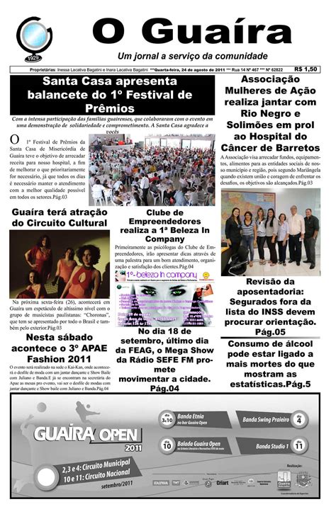Calaméo Jornal O Guaira