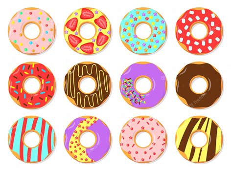 Simple Donuts Clip Art Library