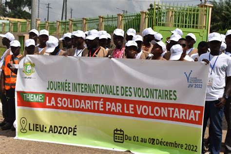 Journée internationale du volontariat 2022 le Ministère de la