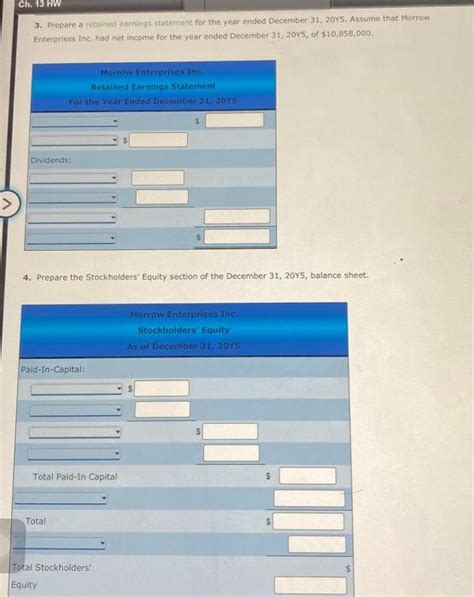 Solved Entries For Selected Corporate Transactions Morrow Chegg