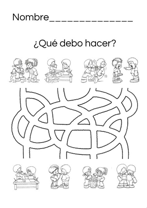 Resolución de conflictos preescolar Actividades de convivencia