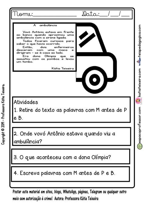 Atividade Interativa M Antes De P E B Para Baixar