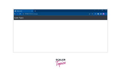 How To Create A Basic Single Page App Using Django Scaler Topics