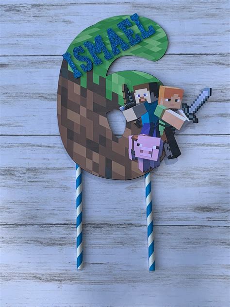 Minecraft Cake Topper Printable Printable Templates