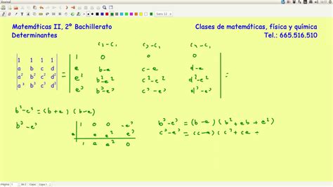 determinante de vandermonde com propriedades dos determinantes otosection