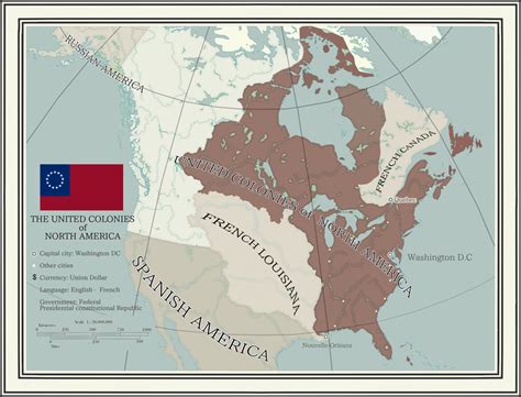 North America 1800 The United Colonies Of North America What If