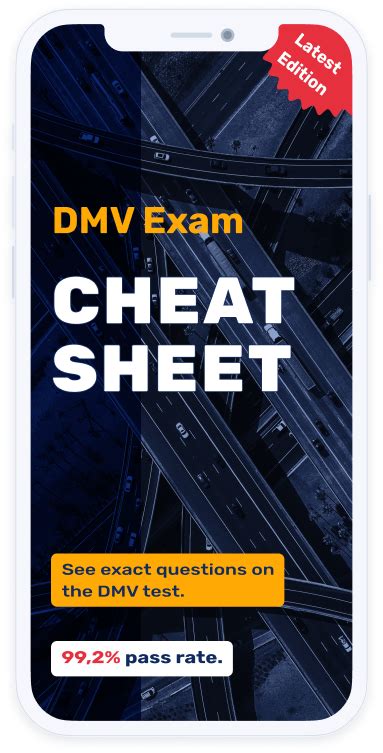 2024 Illinois DMV Permit Test Cheat Sheet 99 Pass Rate