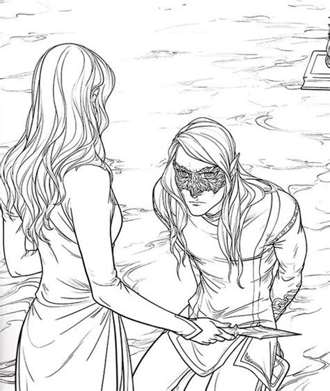 A Court Of Thorns And Roses Coloring Book A Court Of Thorns And Roses