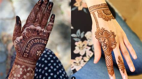 Latest Mehndi Designs 2023 ईद पर ऐस लगए अपन हथ म महद