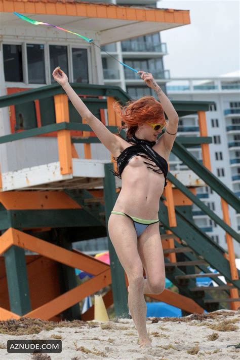 Olivia Nervo Topless On The Beach In Miami Aznude