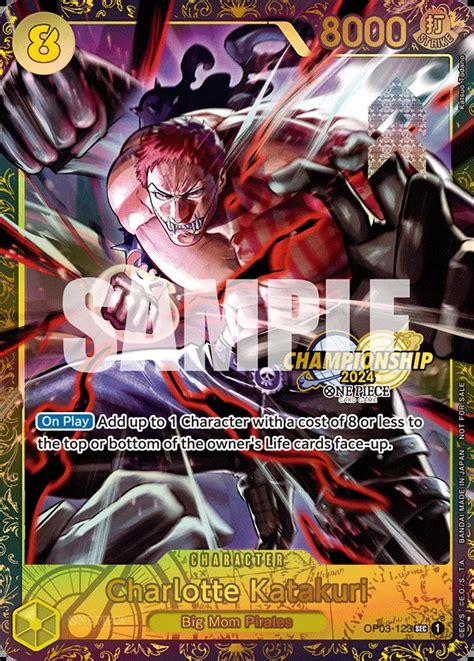 Op P Charlotte Katakuri One Piece Card Game Card Onepiece Gg