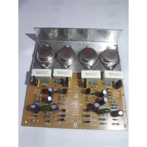 Jual Kit Power Amplifier Ocl W Stereo Jengkol S Shopee Indonesia
