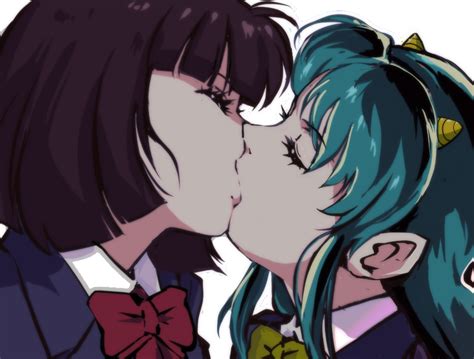 Lum And Miyake Shinobu Urusei Yatsura Drawn By Kamisimo Danbooru