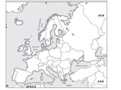 Physical Feature Bottom Europe Diagram Quizlet