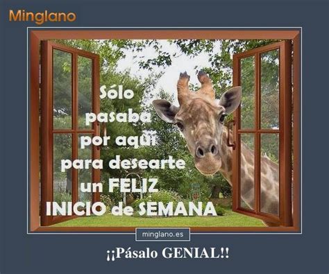 FELIZ INICIO De SEMANA GRACIOSO
