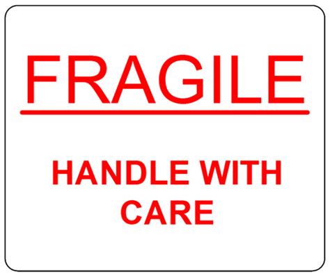 Fragile Label Printable Printable Label Templates