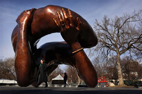 Woke MLK Penis Statue Insults Black Community Coretta Scott King Kin