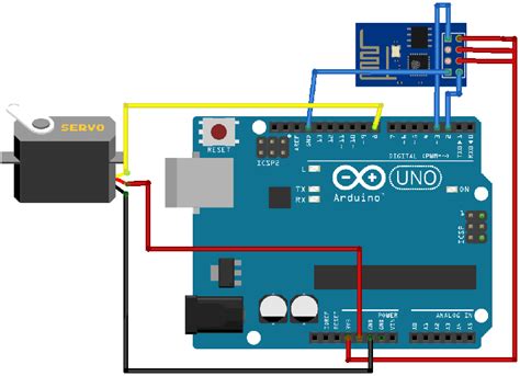 Servo Motor Connection With Nodemcu