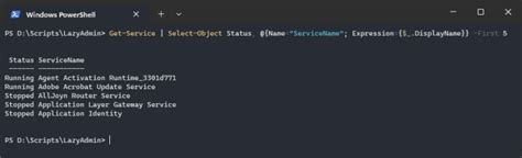 how to use powershell select object — lazyadmin