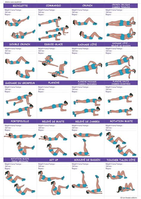 Fichiers Pdf Site Des Beaux Cahiers Exercices Astuces Minceur