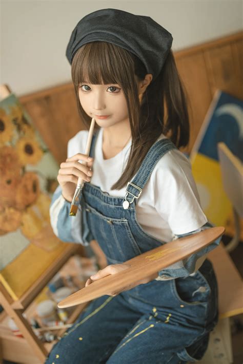 蠢沫沫 No202 小画家 110p 108gb Chunmomo