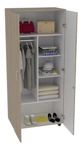 Ropero De Melamina Organizador Mueble Para Ropa Cuotas sin interés