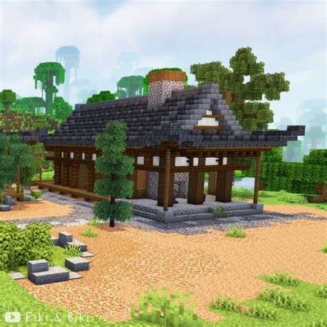 Japanese Survival Base Minecraft Minecraft Japanese House